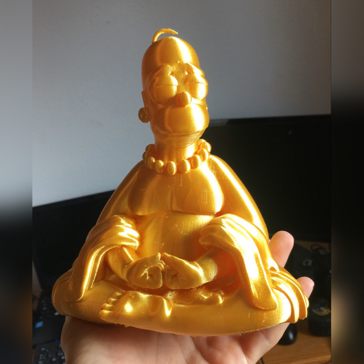 3D printing Homer buddha • made with Prusa I3 MK3S・Cults