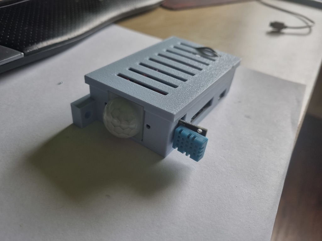 Free 3d File Esp 32s Esp Wroom 32 Pir Dual Relay Dht11 Sensor Case・3d