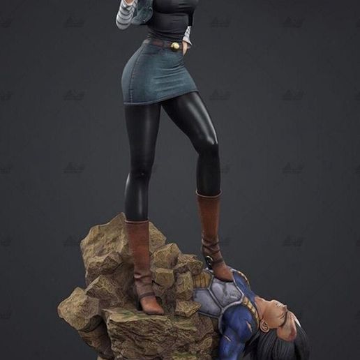 Download free STL file Android 18 • 3D printing model ・ Cults