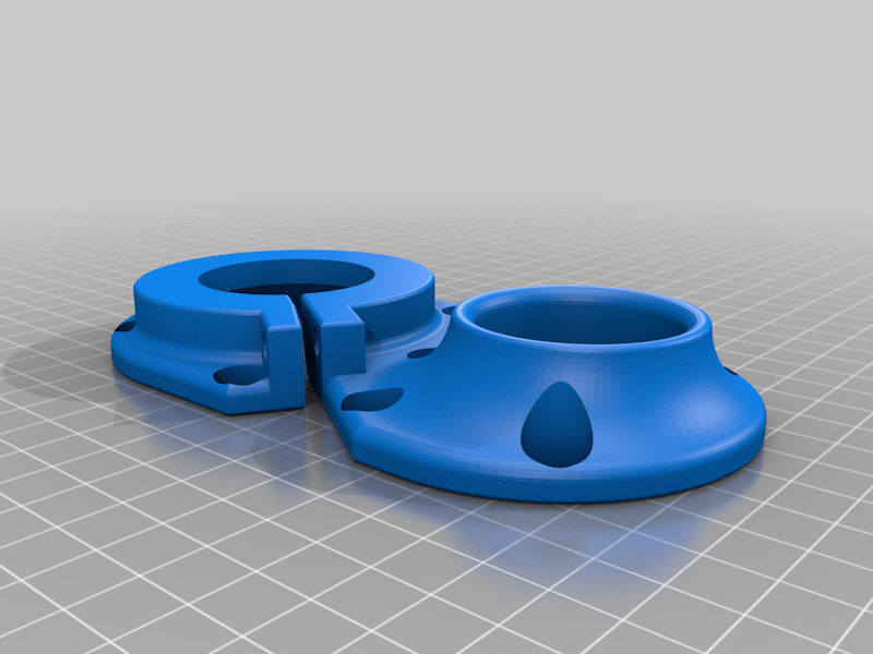 Free 3D file CNC Dust Shoe for 500W spindle (attach on the 39mm part ...