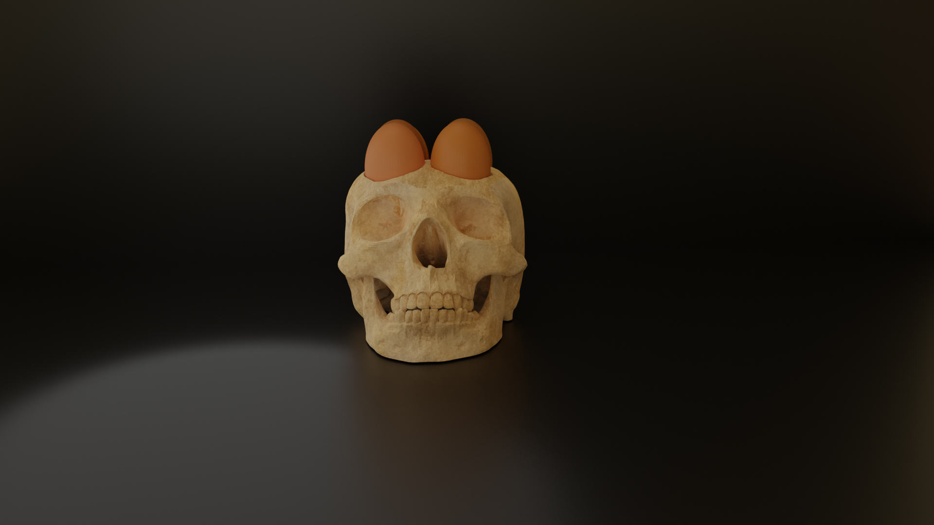 STL file Skull egg holder 💀・Model to download and 3D print・Cults