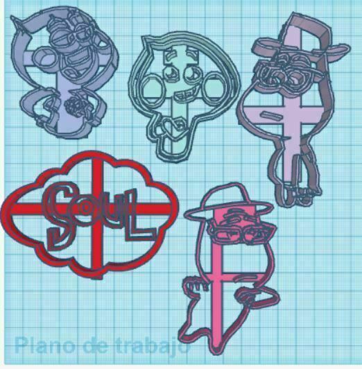 STL file soul movie cutter set・Template to download and 3D print・Cults