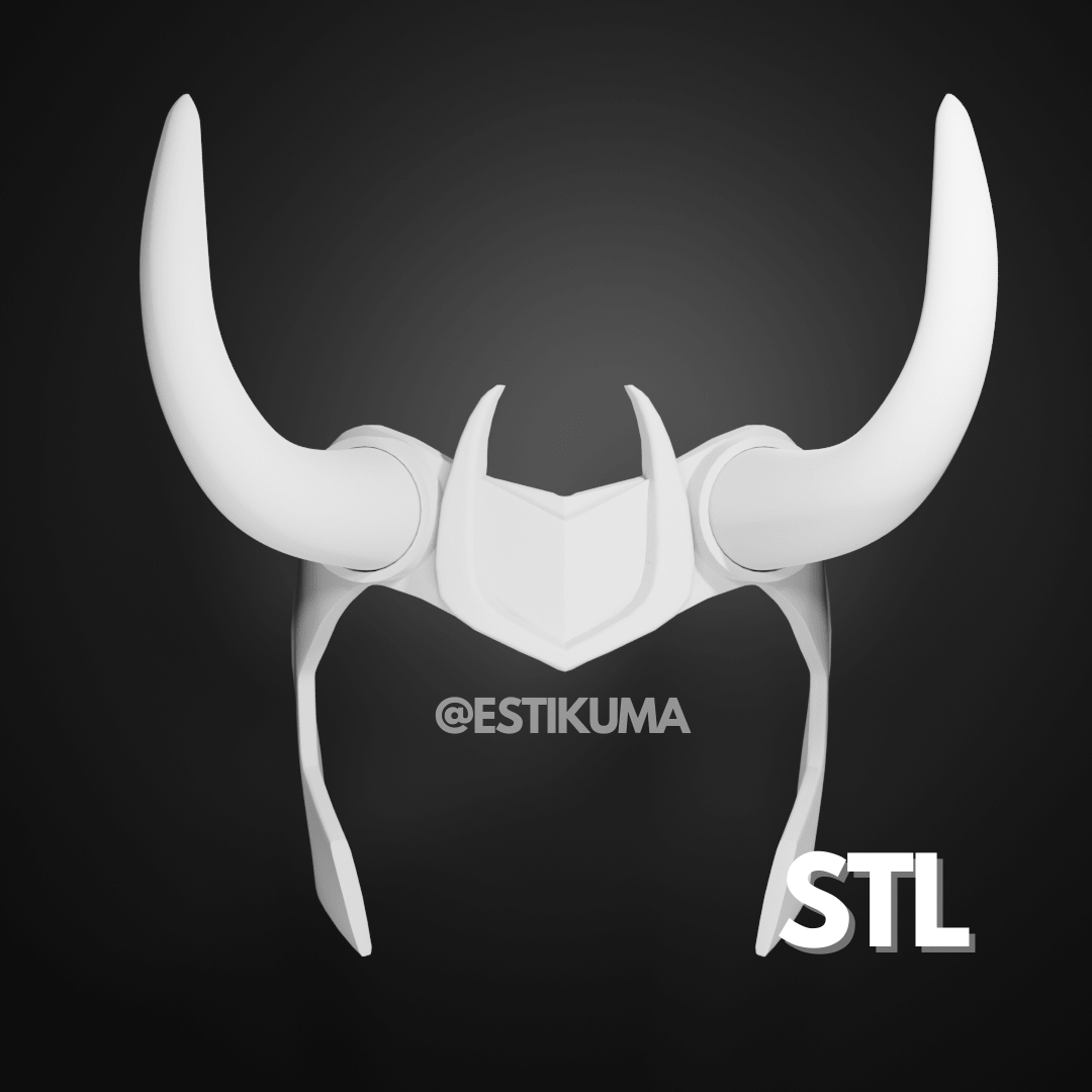 3D file Loki Crown Headpiece - STL - Loki Tv Show 👑・Model to download and 3D print・Cults