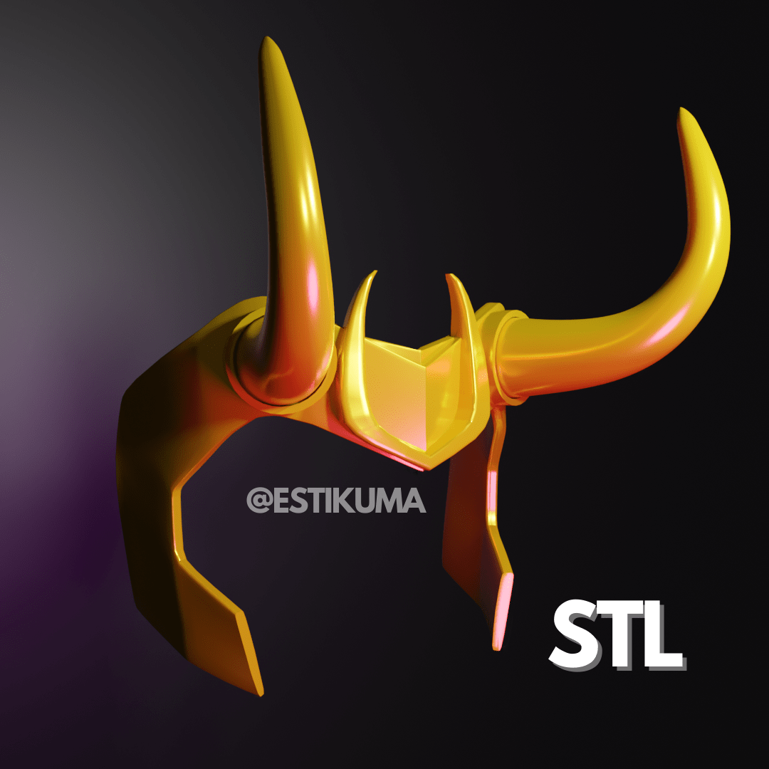 3D file Loki Crown Headpiece - STL - Loki Tv Show・Model to download and ...
