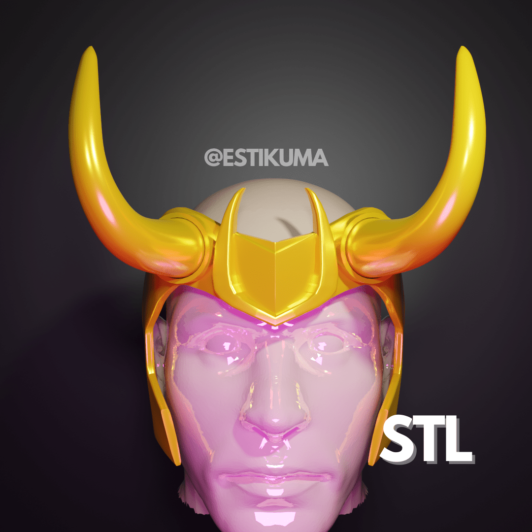 3D file Loki Crown Headpiece - STL - Loki Tv Show・Model to download and ...