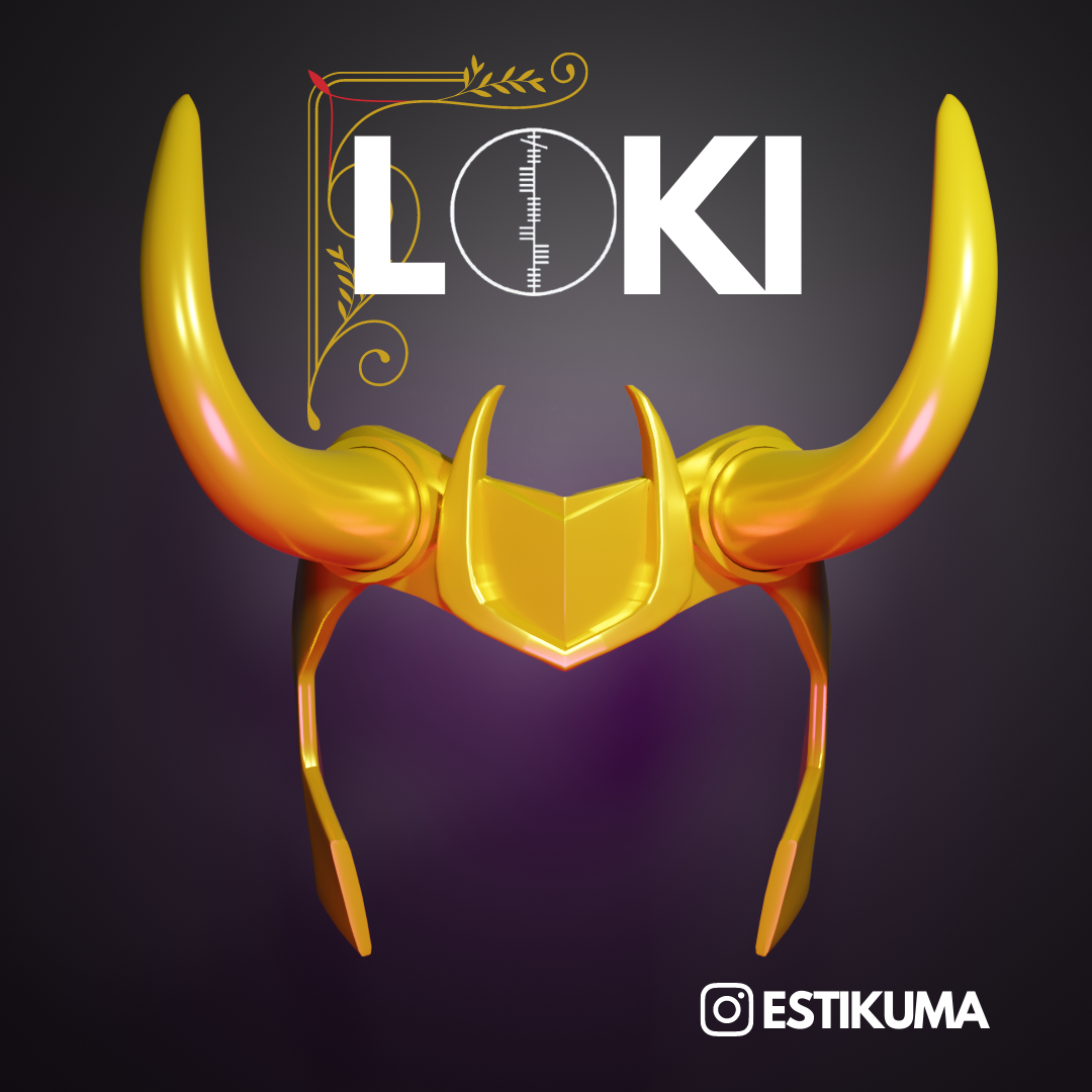 3D file Loki Crown Headpiece - STL - Loki Tv Show 👑・Model to download ...