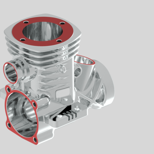 Download STL file RC Nitro Engine • 3D print object ・ Cults