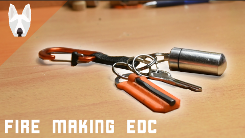 Free STL file Key chain ferro rod kit 🔑・Model to download and 3D print ...