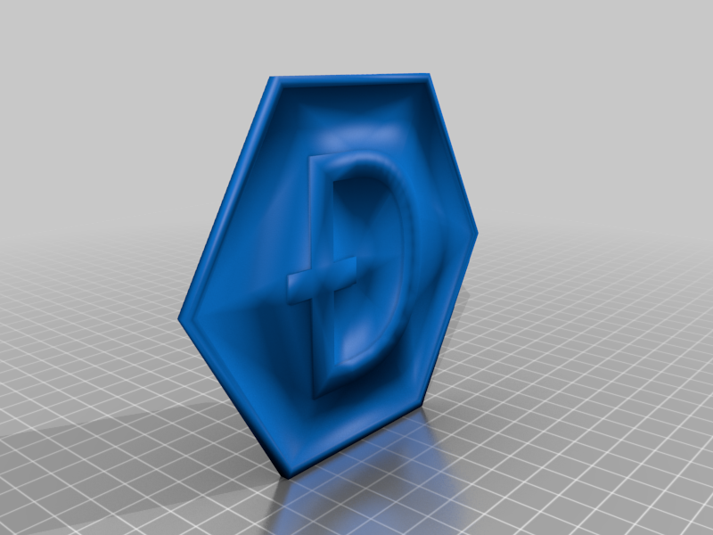 Free 3D file Dogecoin Hexagon 🧞‍♂️・3D printable model to download・Cults
