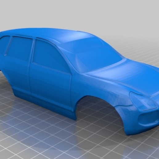 Download free STL file PORSCHE CAYENNE MINI Z BODY 1:28 98MM • 3D ...