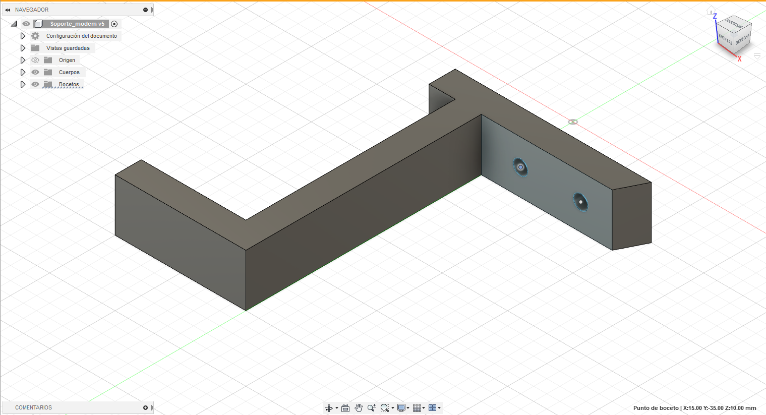 Free 3D file Modem mounting bracket・Model to download and 3D print・Cults