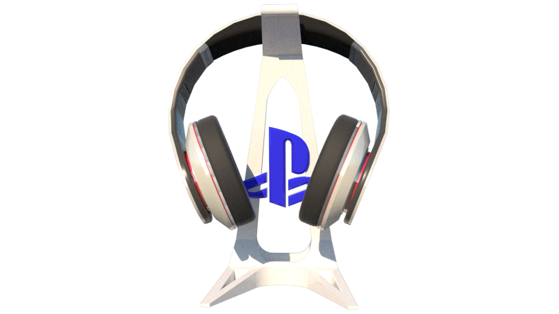 STL file Headphone Stand - PlayStation・3D printable design to download ...
