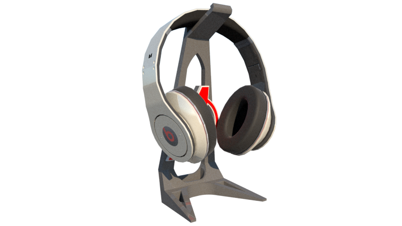 STL file Headphone Stand - Avengers・3D print design to download・Cults