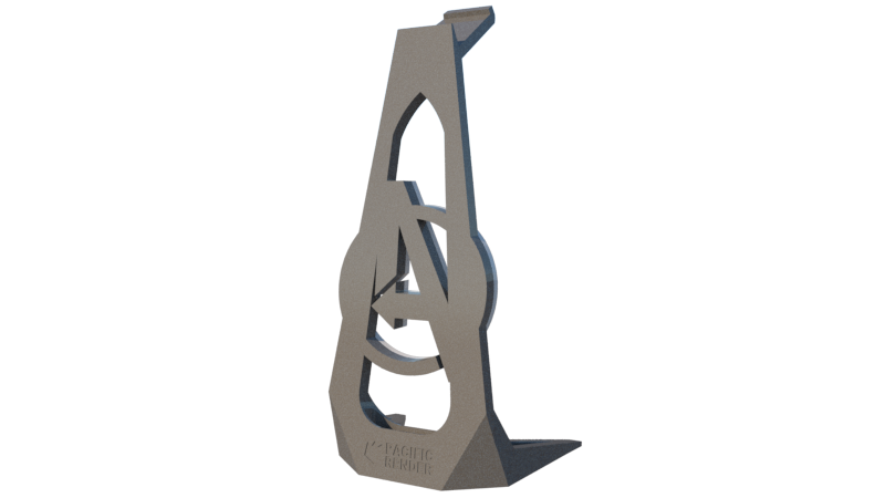 STL file Headphone Stand - Avengers・3D print design to download・Cults