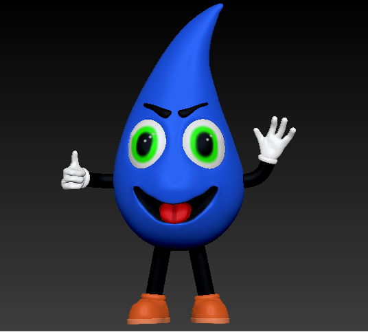 STL file drop of water・Design to download and 3D print・Cults