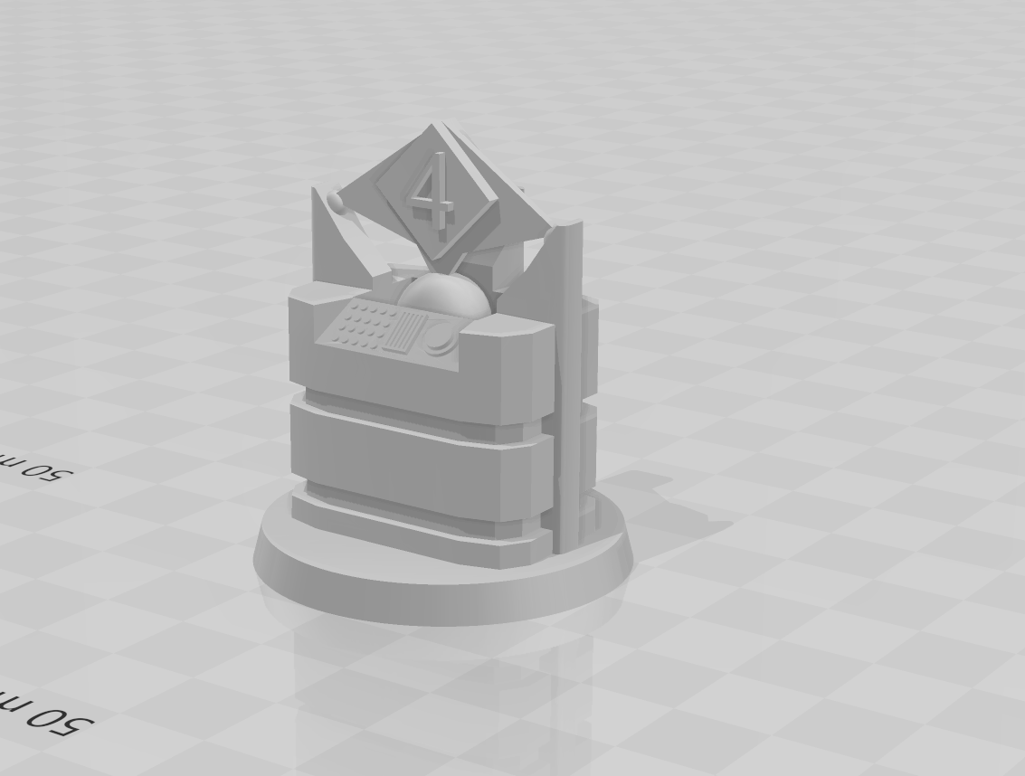 Free STL file Futuristic objective markers.・3D print design to download ...