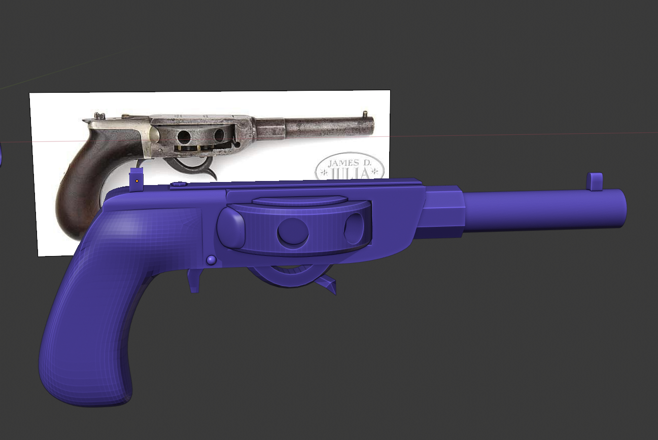 STL-Datei Cochran Turret Revolver kostenlos・3D-druckbare Vorlage zum ...