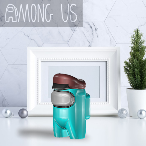 STL file AMONG US - BERET CAP (V2)・3D print design to download・Cults