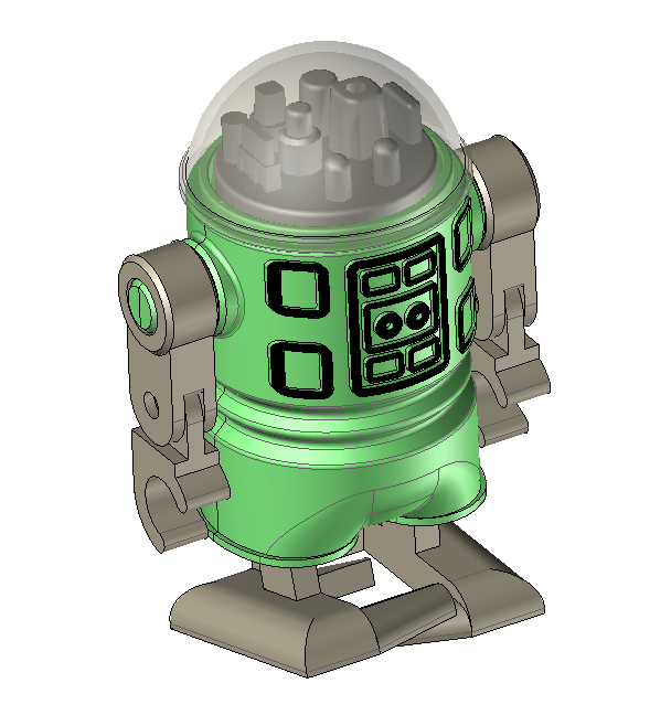 Download STL file Roby Trol Robot • 3D printable model ・ Cults