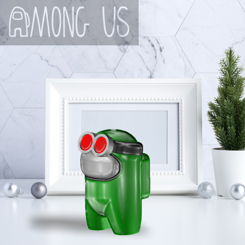 Файл STL AMONG US - CIRCLE GLASSES 🟣・Модель для загрузки и 3D-печати・Cults