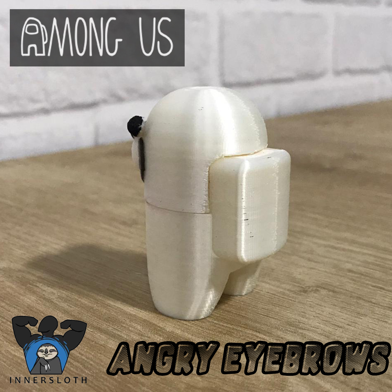 STL file AMONG US - ANGRY EYEBROWS (HALF BODY NEW GENERATION) 😡・3D ...