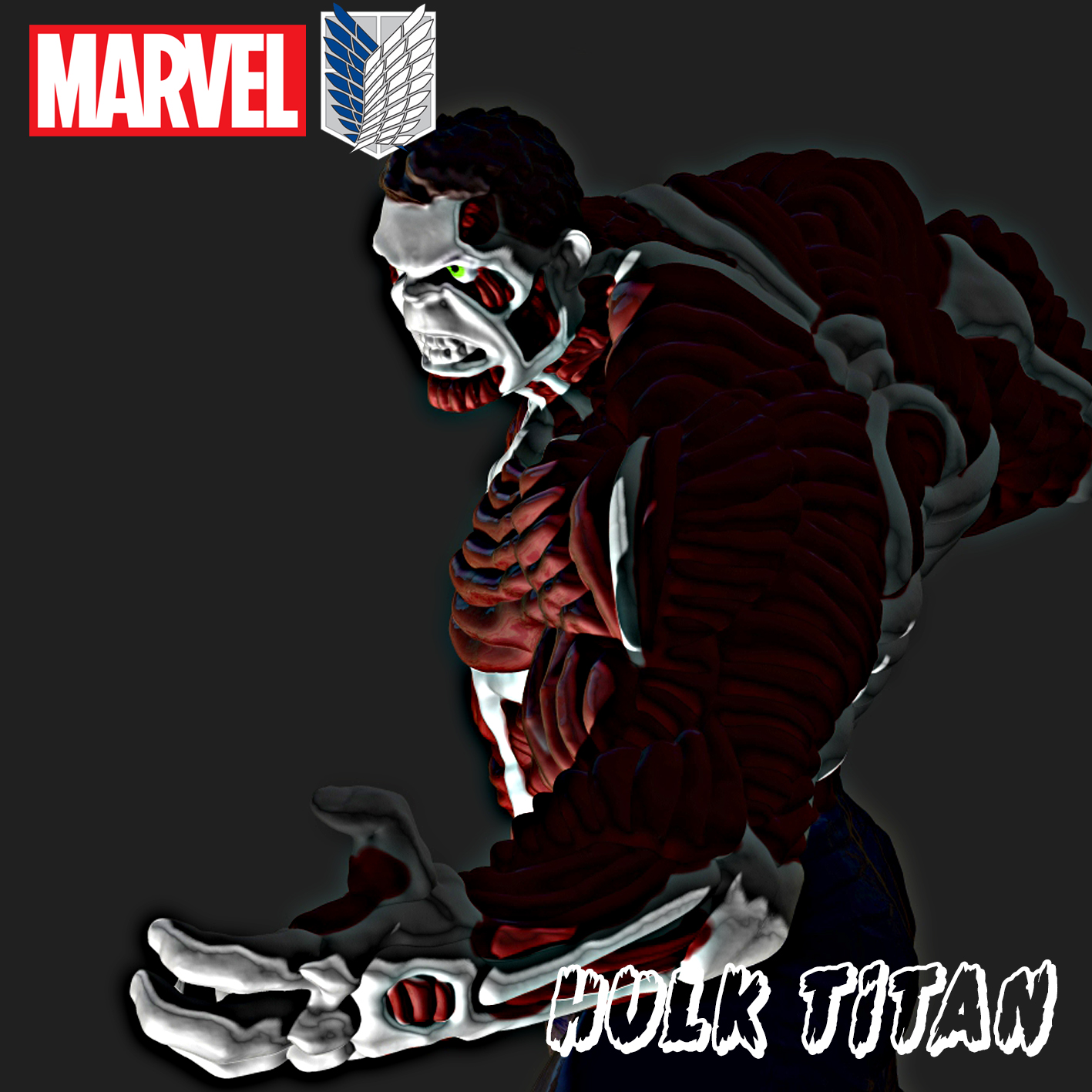 OBJ file HULK TITAN・3D printing template to download・Cults