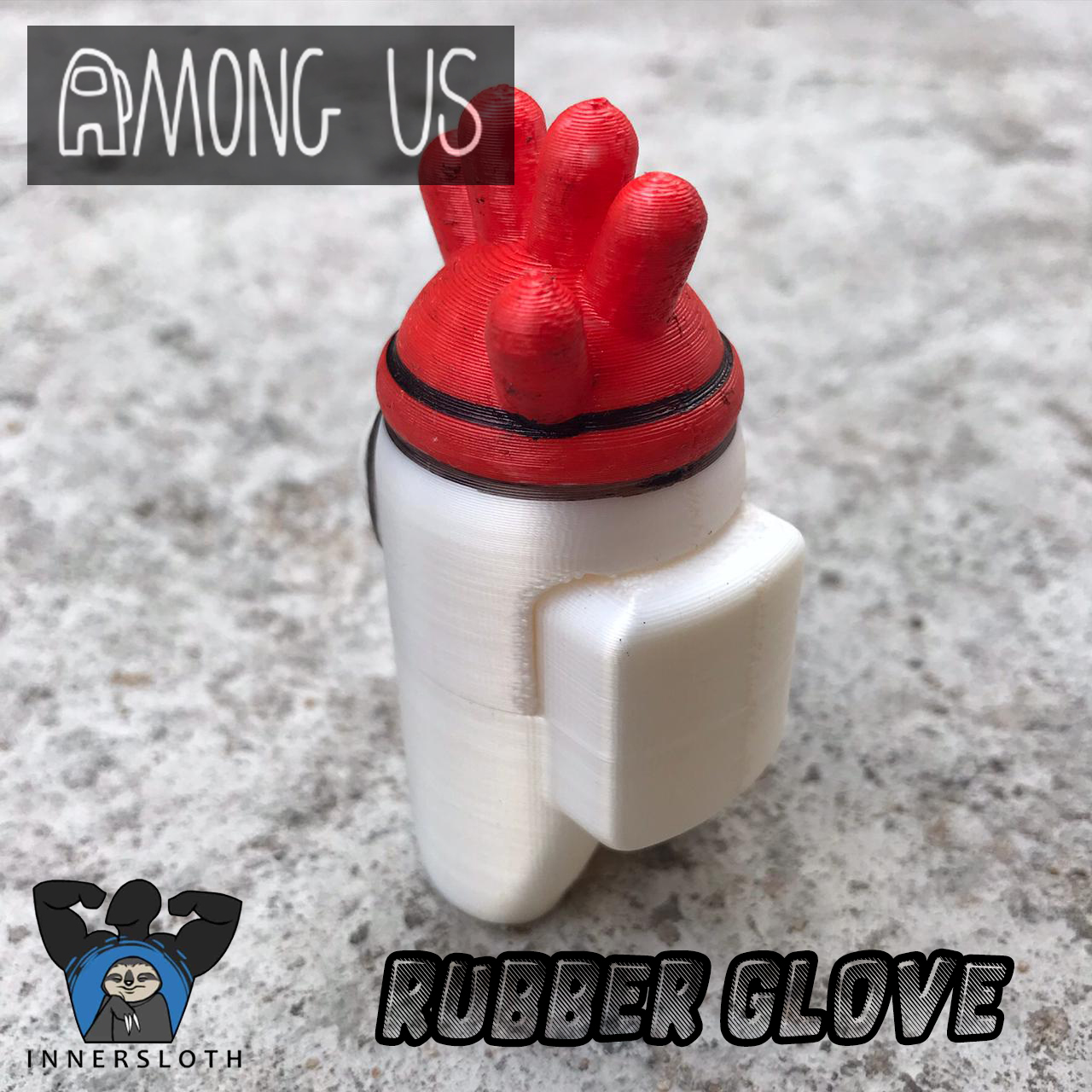 STL file AMONG US - RUBBER GLOVE (HALF BODY NEW GENERATION) 🧤・3D ...