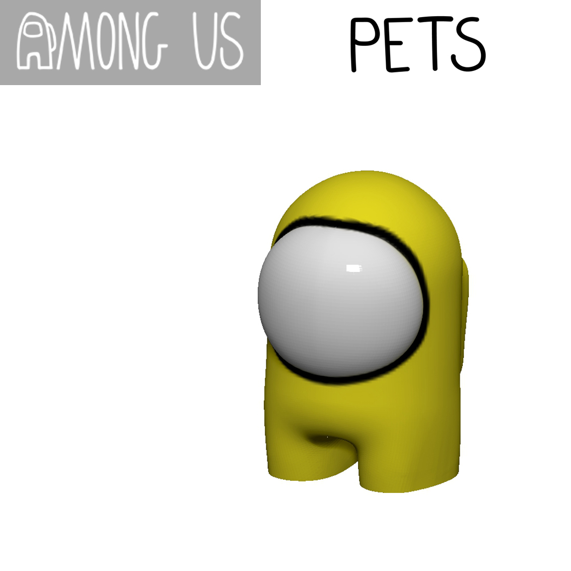 STL file AMONG US - MINI CREWMATE (PETS)・Design to download and 3D ...