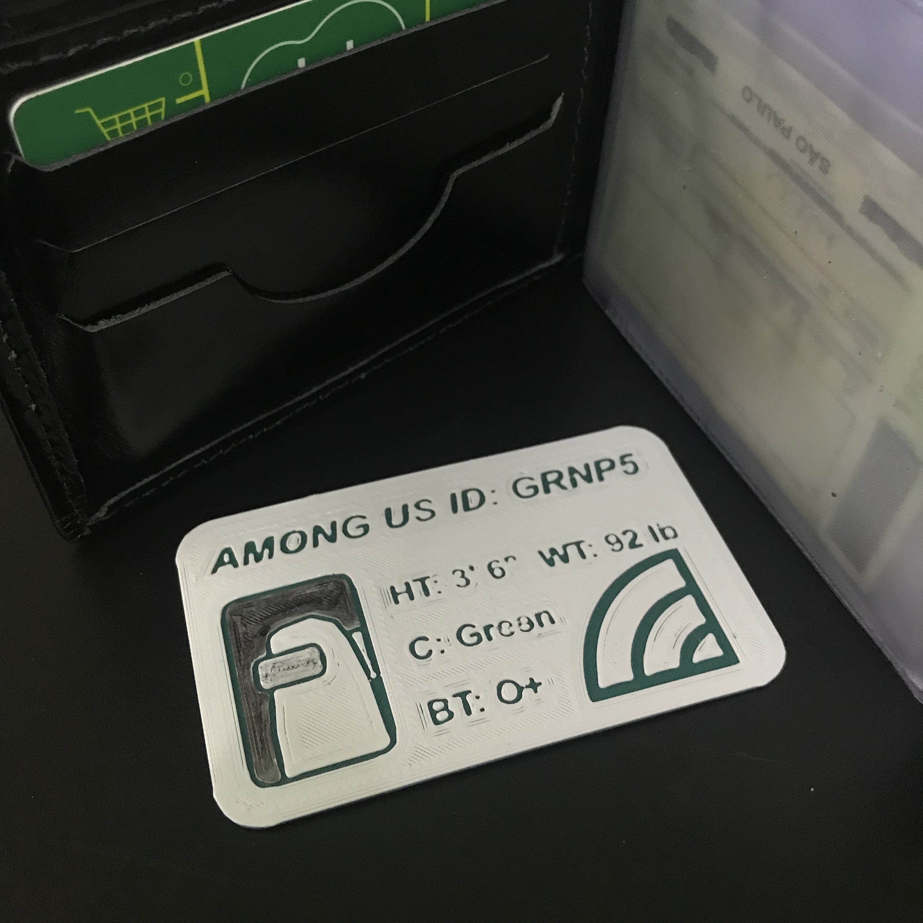 STL file AMONG US - ID CARD・3D printable model to download・Cults