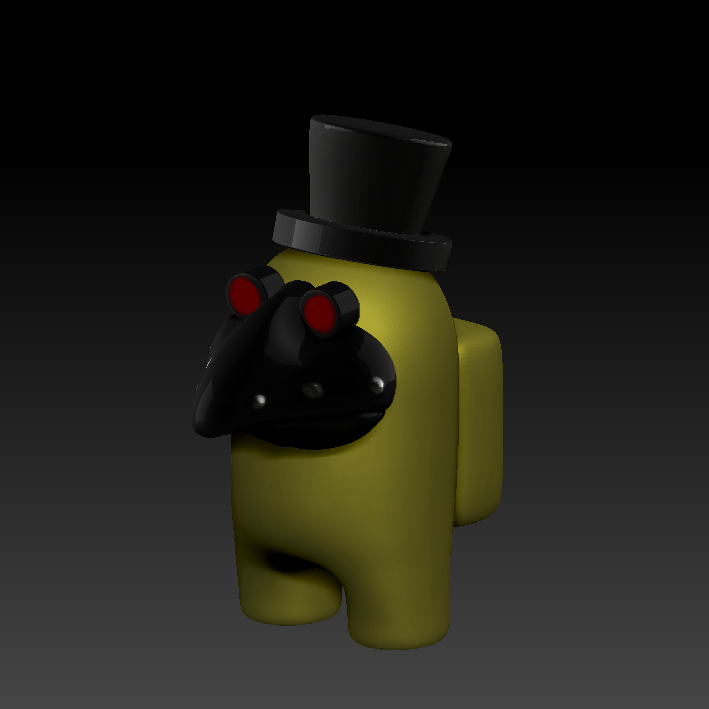 STL file Among Us Hat - Plague Dr. Mask・3D printable model to download ...