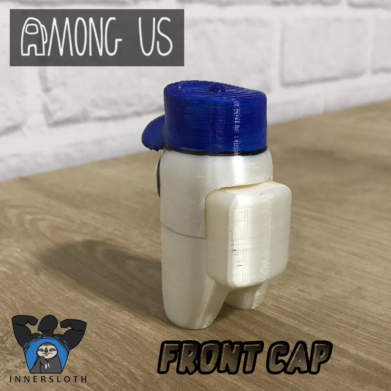 STL file AMONG US - FRONT CAP (HALF BODY NEW GENERATION)・Model to ...