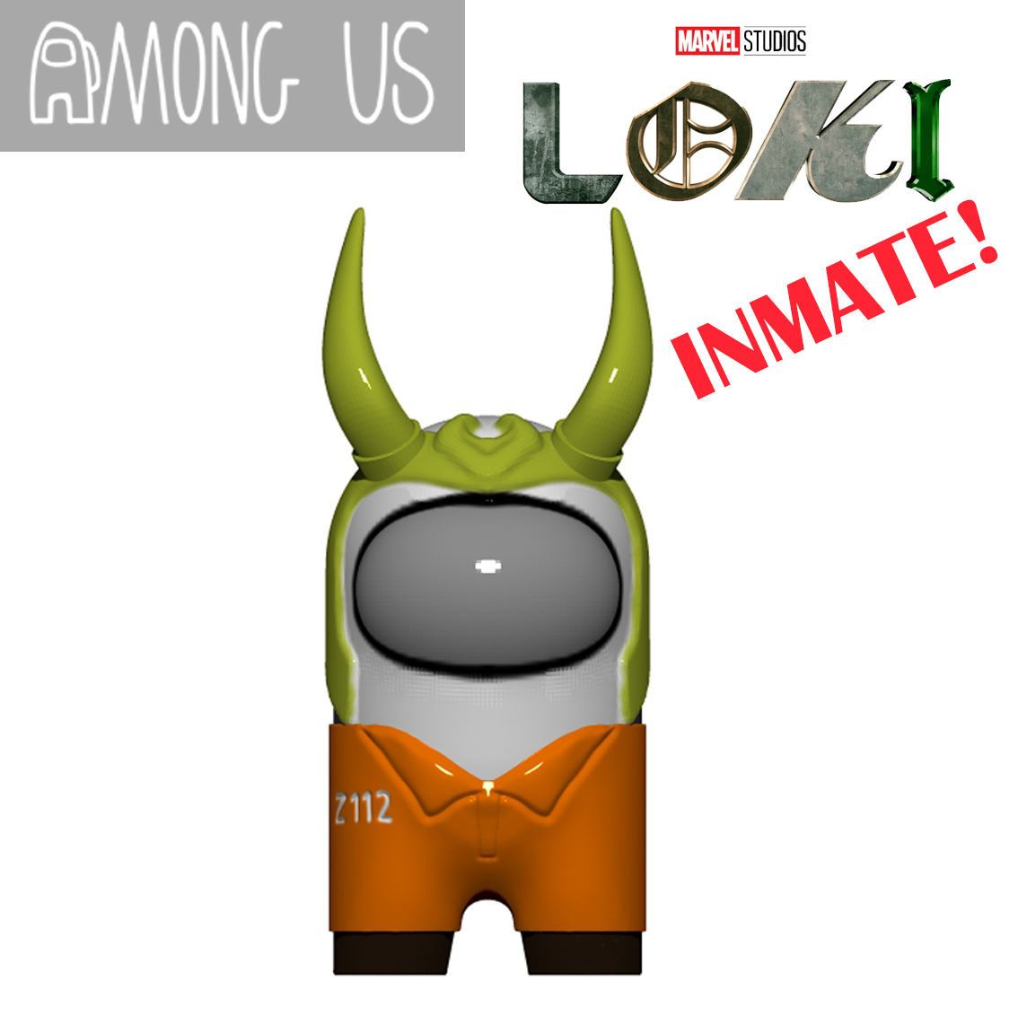 STL file AMONG US - LOKI INMATE・3D print model to download・Cults