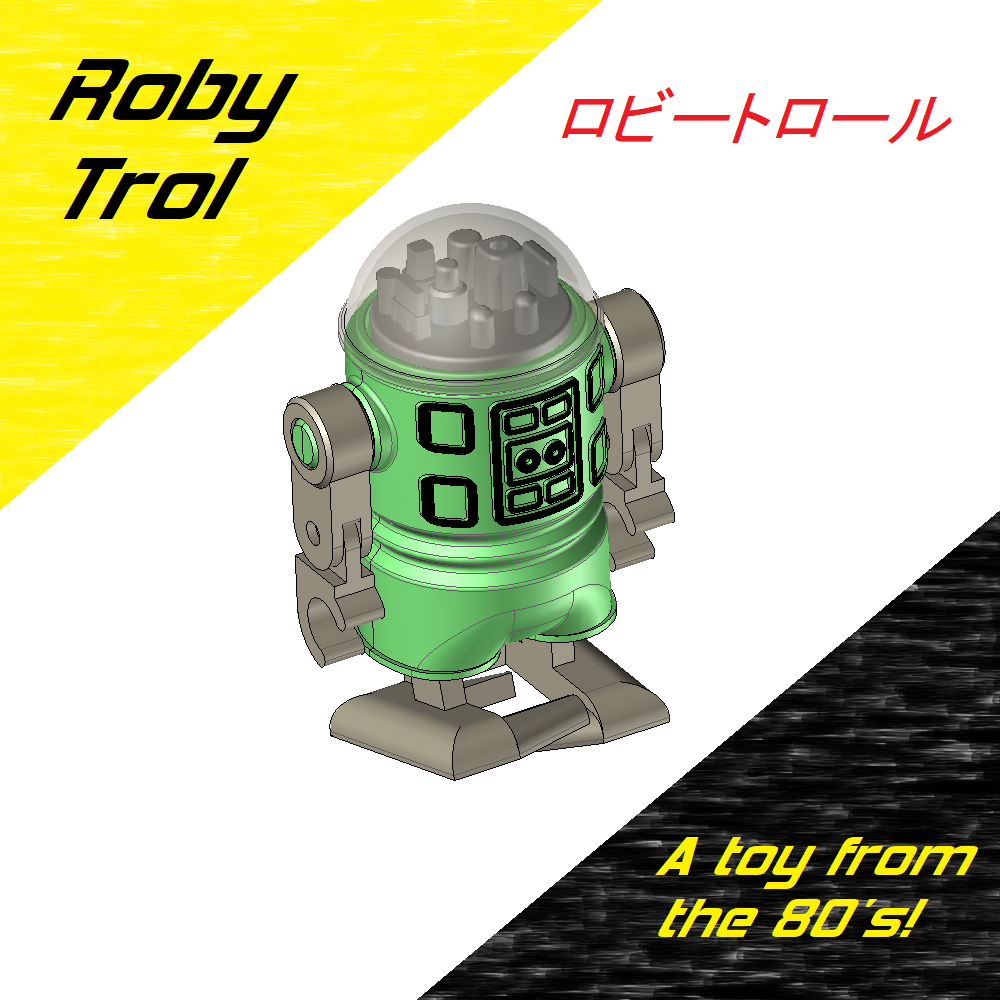 Download STL file Roby Trol Robot • 3D printable model ・ Cults