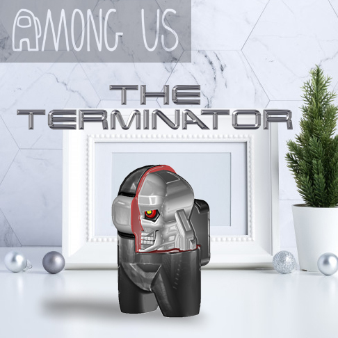 Файл STL AMONG US - THE TERMINATOR・Идея 3D-печати для скачивания・Cults