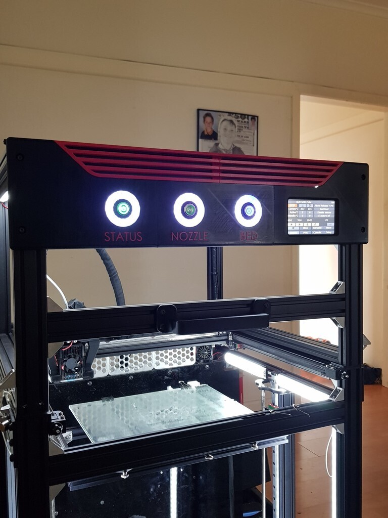 Free STL file Top Mount Front Panel for BLV MGN Cube・3D printer model ...