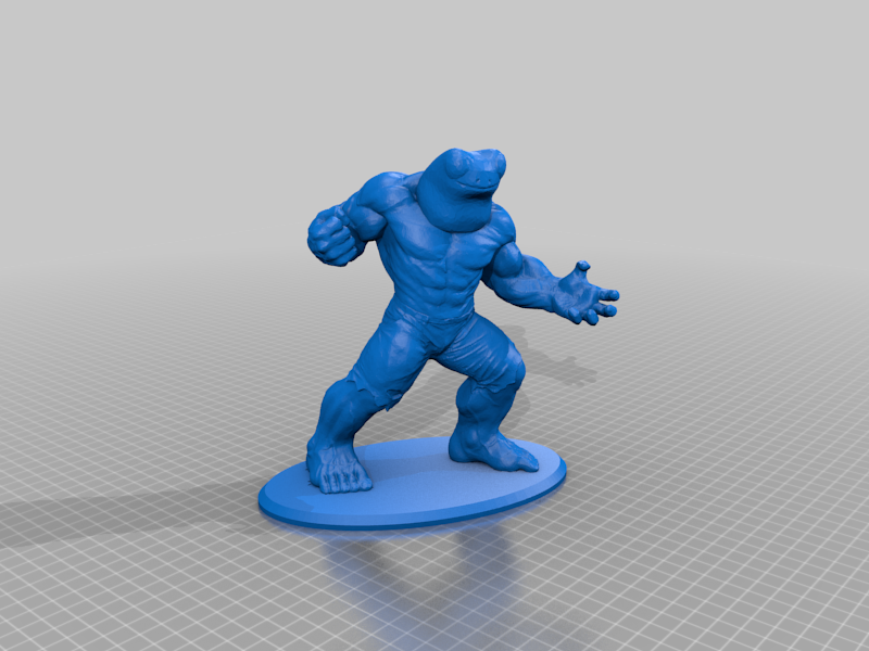 Free STL file Fred the Frog but he's the Hulk 🐸・3D printer model to ...
