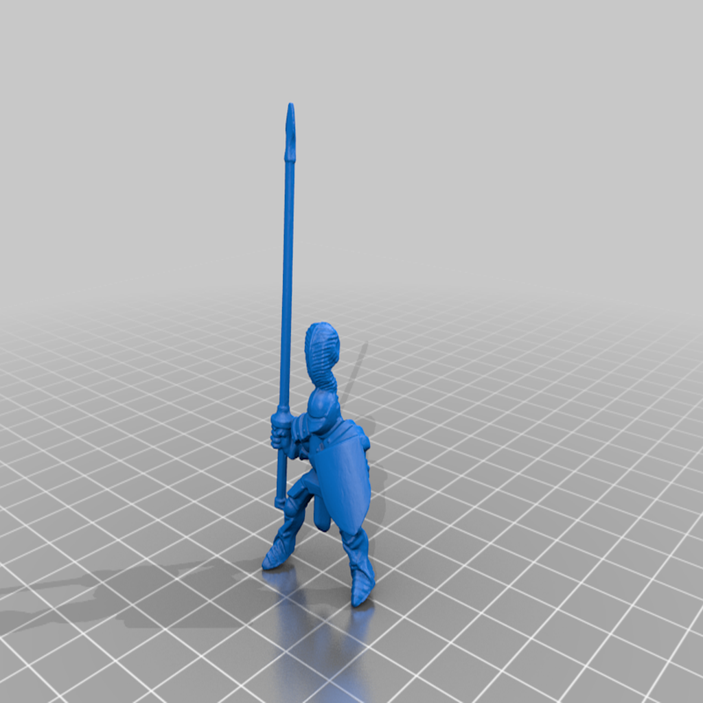 Free STL file Battle masters - Imperial knights with horse (imperial ...