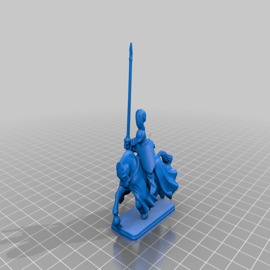 Free STL file Battle masters - Imperial knights with horse (imperial ...