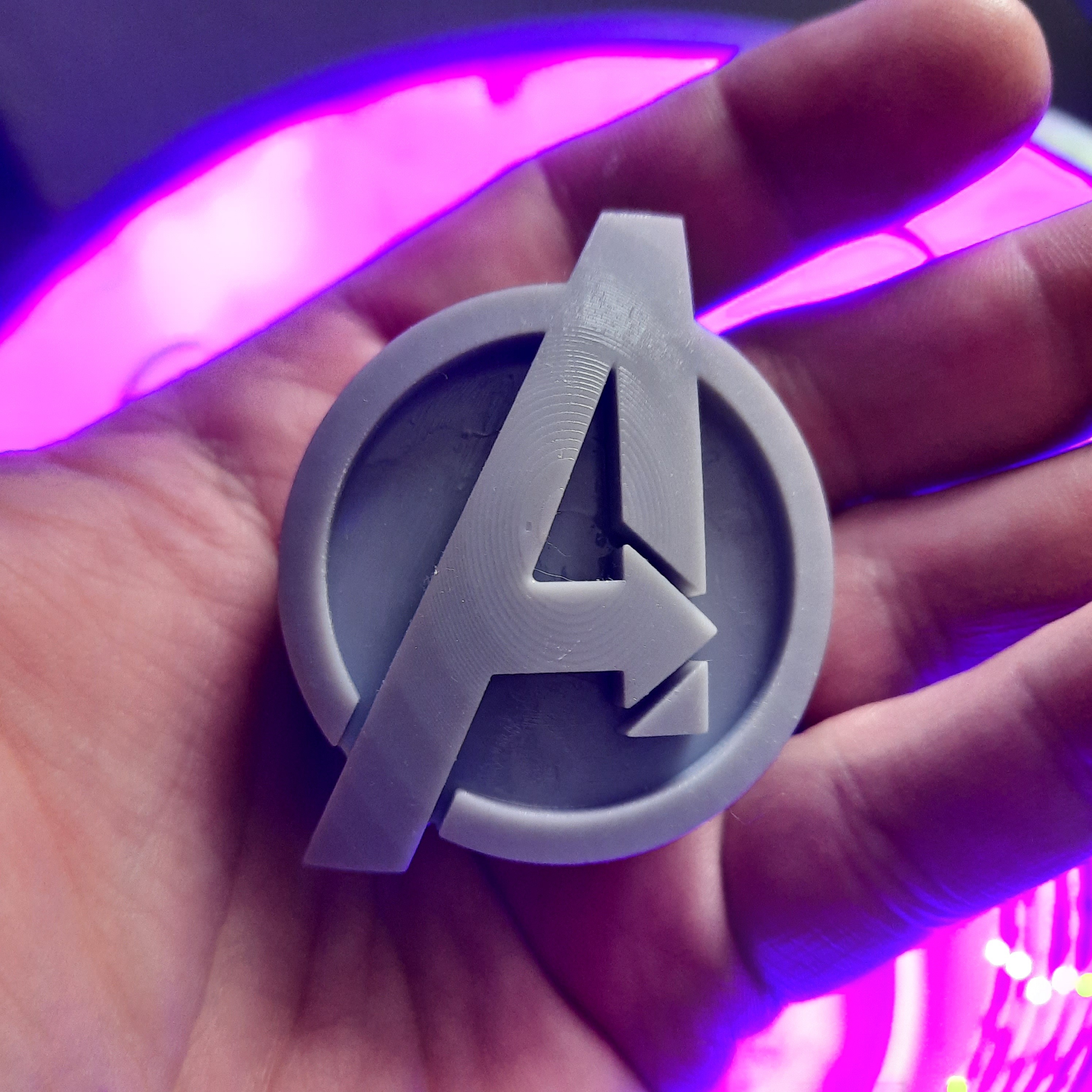 STL file Avengers Arcade Joystick Joystick Topper・Design to download ...