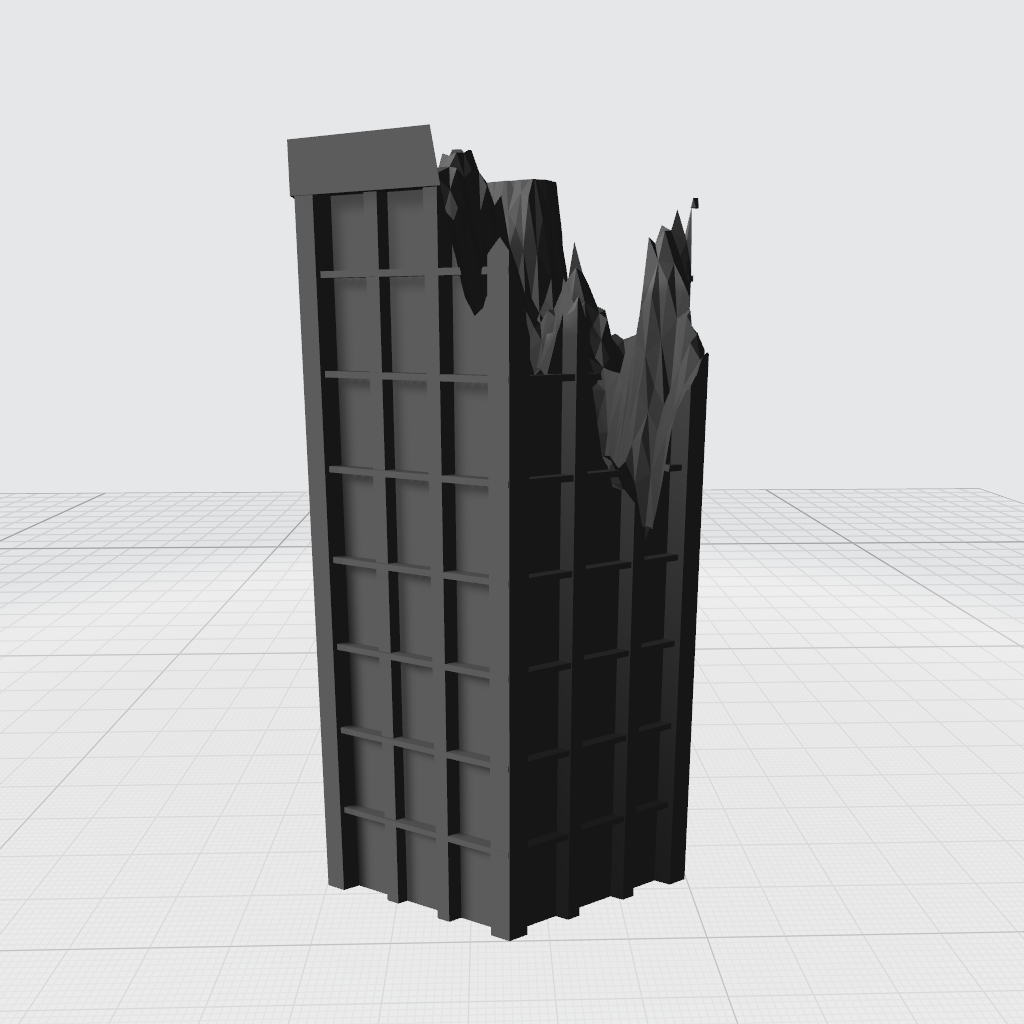 Free STL file Battle damaged Urban Warfare Building 🏗️・3D printing idea ...