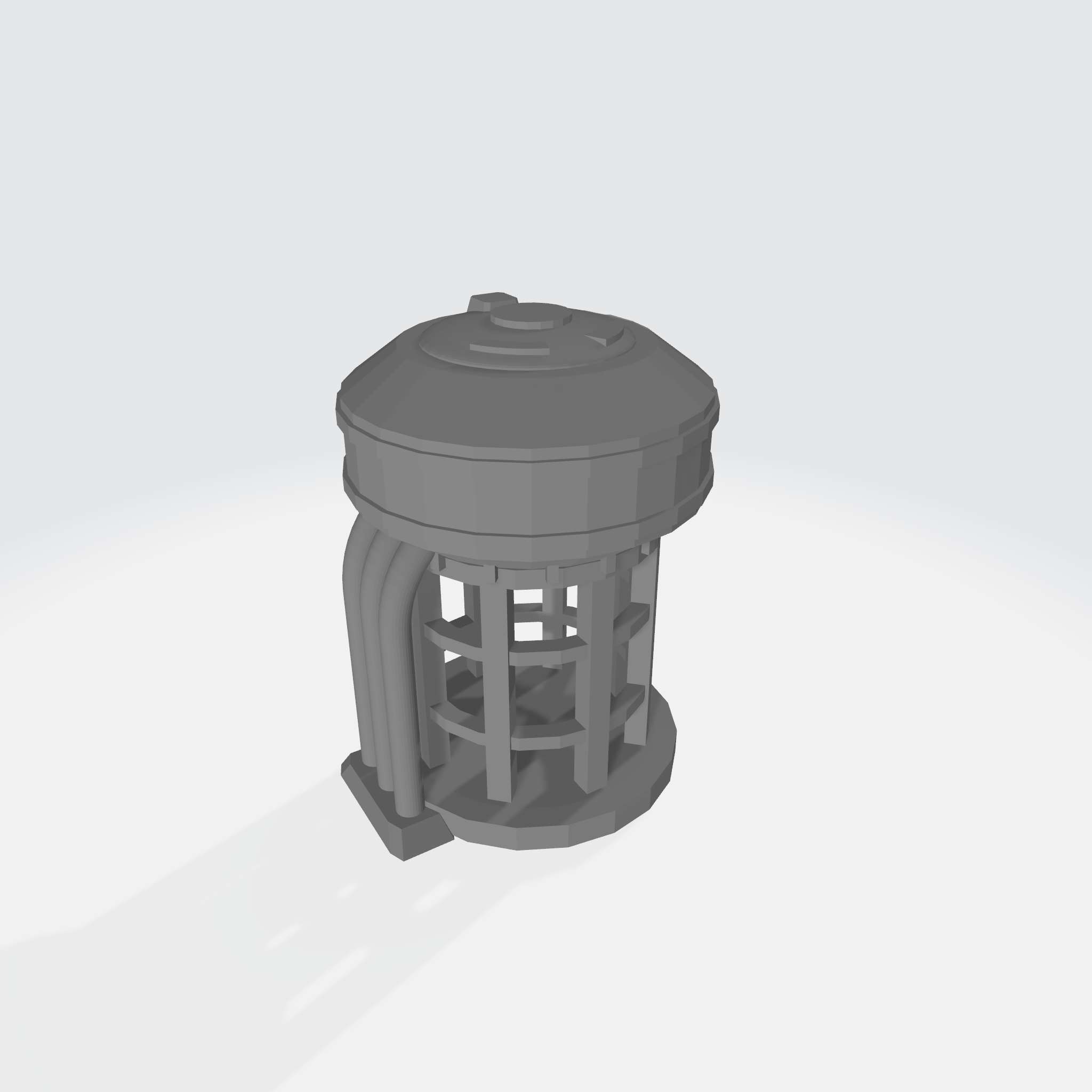 STL file Square buildings and Water Tower Urban Warfare Set・3D printer ...