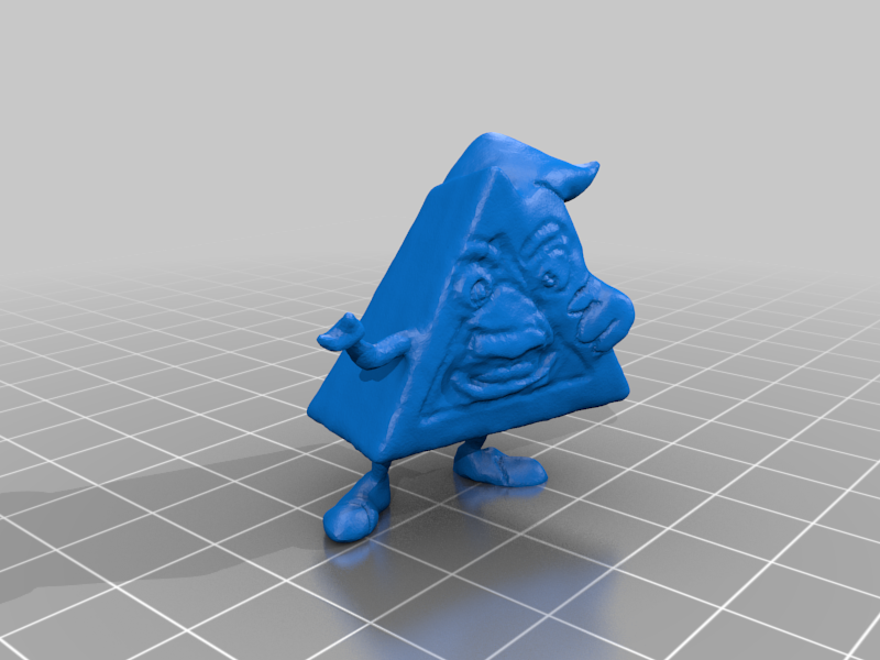 Free 3D file triangleguy figure・3D printing idea to download・Cults