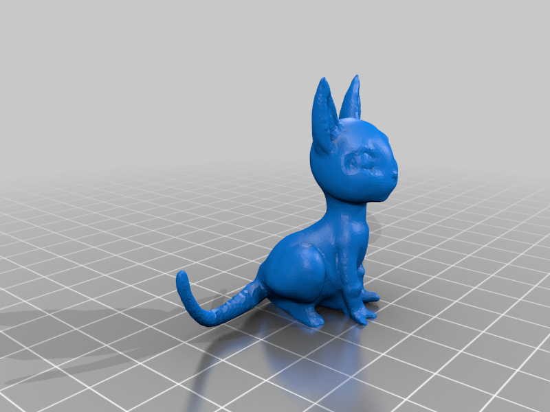 Free STL file Purple Alien Cat 👽・3D printable model to download・Cults