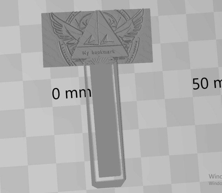 Free 3D file lithophane pyramid with wings bookmark・3D printing ...