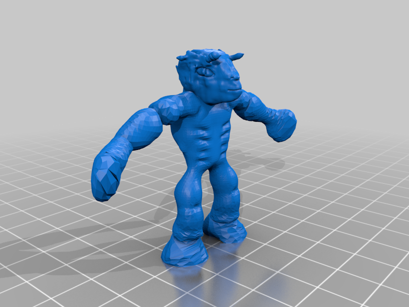 Free 3D file monster denek2 made by ai and sculptgl 👹・3D printable ...