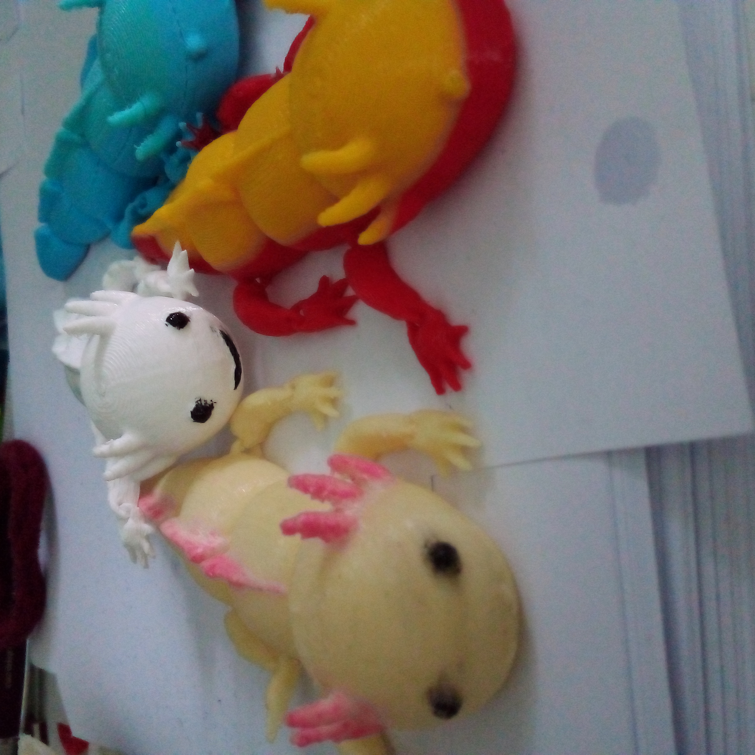 3D print Axolotl Flexible Articulated • made with Creality ender 3 pro ...