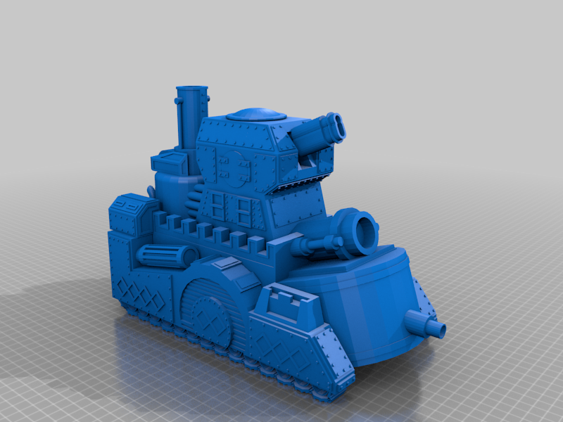 Free STL file 28mm Space Dwarf Land Train (Assembled)・3D print design ...