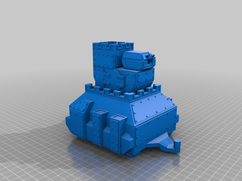 Free STL file 28mm Space Dwarf Land Train (Assembled)・3D print design ...