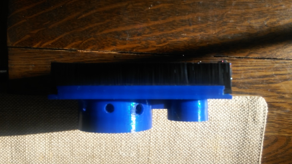 Free 3D file Draft diverter with brushes plate・3D print design to ...