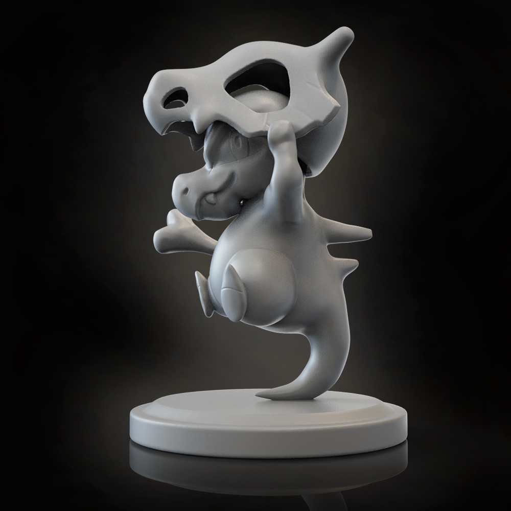 STL file Pokemon Cubone Customized・3D print model to download・Cults
